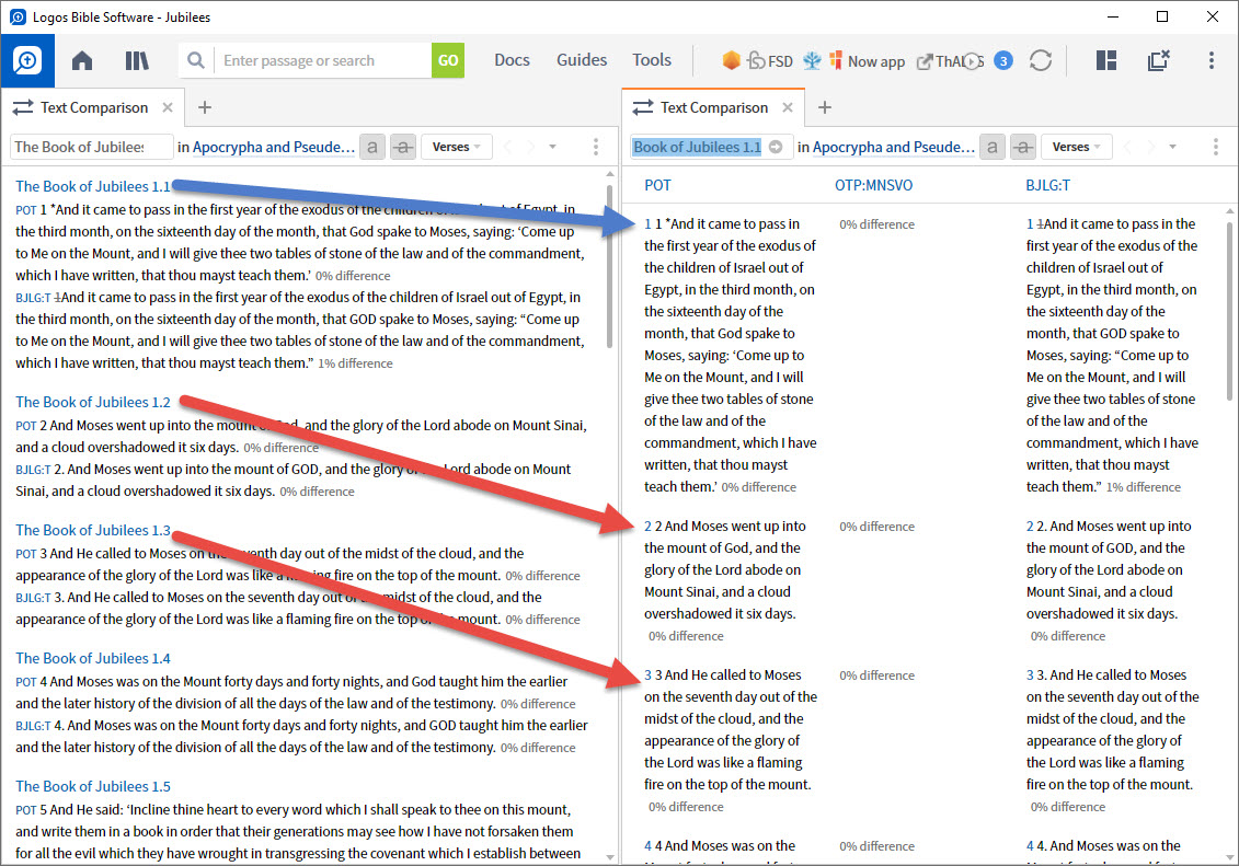 RESOLVED BUG: Text Comparison Tool Citation error - Logos Community